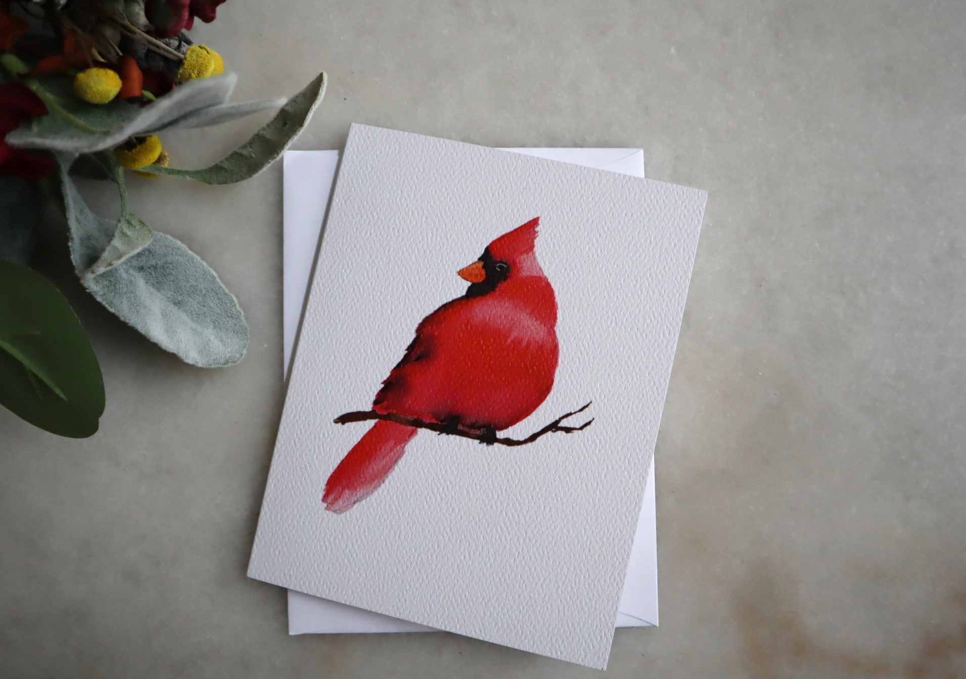 Cardinal Notecard – Designed by Sam